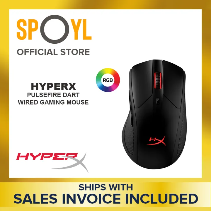 Hyperx Pulsefire Dart Wireless Software Controlled Customization 6 Programmable Buttons 50