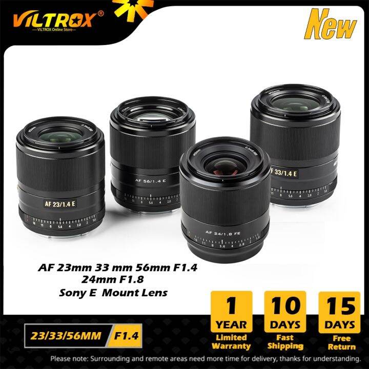 Viltrox 23mm 33mm 56mm F1 4 24mm E F1 8 Auto Focus Large Aperture Af