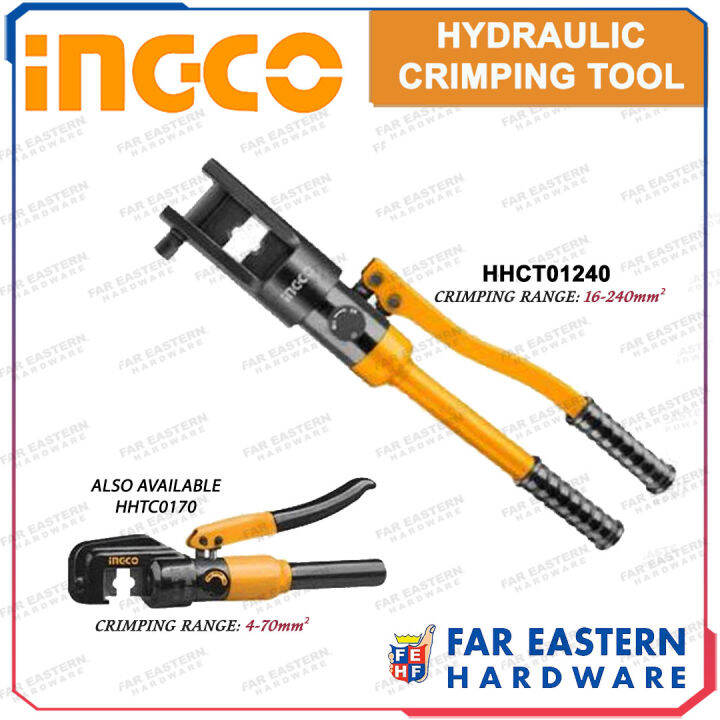 INGCO Hydraulic Cable Crimping Tool | Hand Lug Crimper INHT | Lazada PH