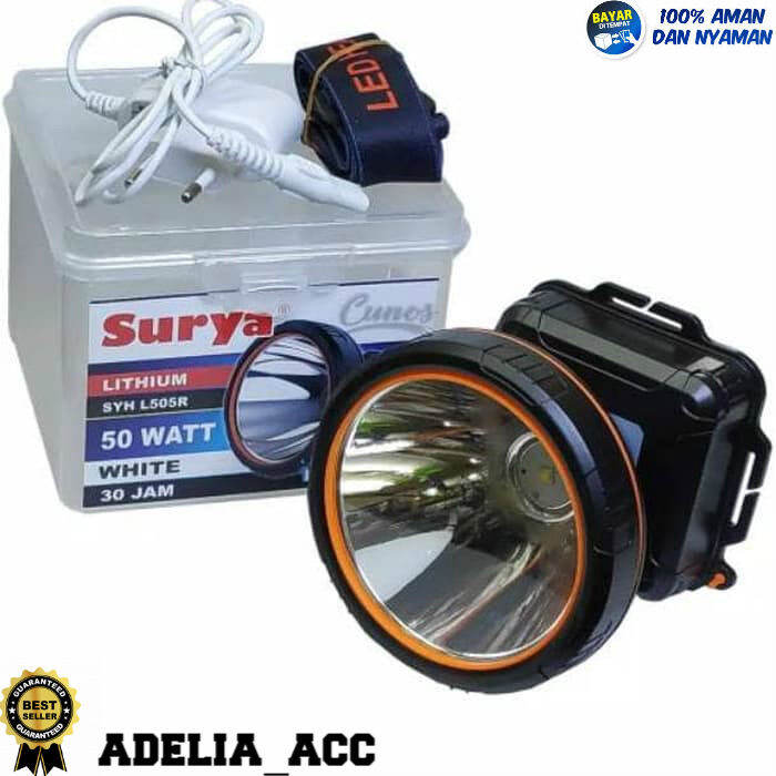 All Home Surya Senter Kepala Lampu Lithium LED SYH L505R 50 Watt ...