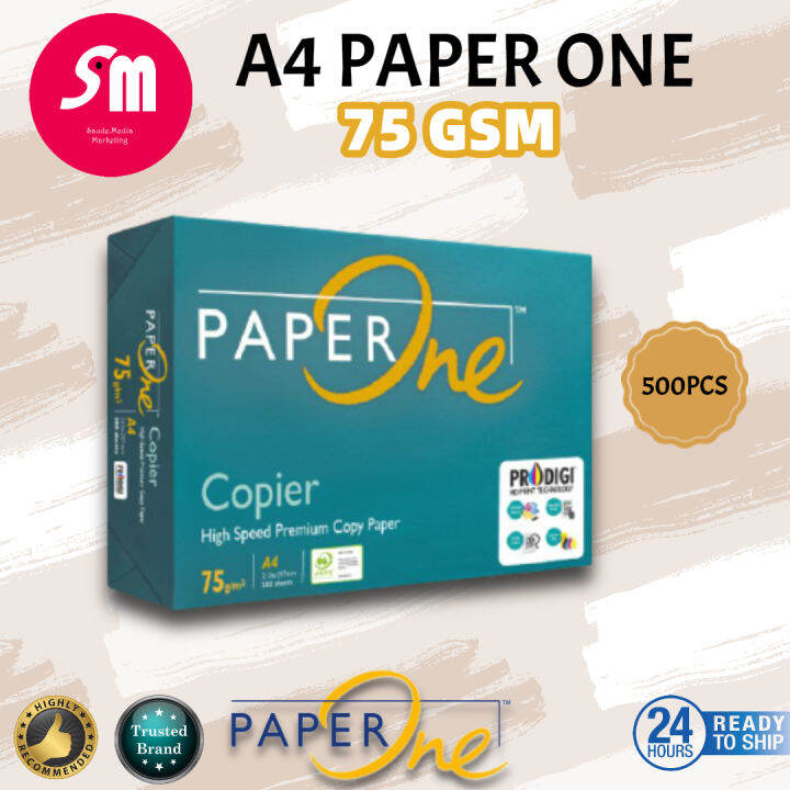 A4 Paper One 75GSM 500 Sheets 75 GSM 75-GSM | Lazada