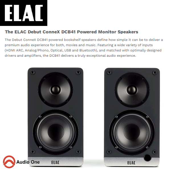 ELAC Debut ConneX DCB41 Powered Monitor Speakers | Lazada Indonesia