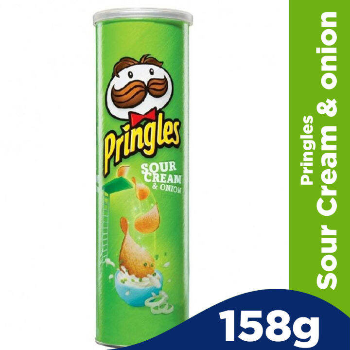 Nutrafinity Pringles Potato Chips 158g (Sour Cream & Onion) - Snacks ...