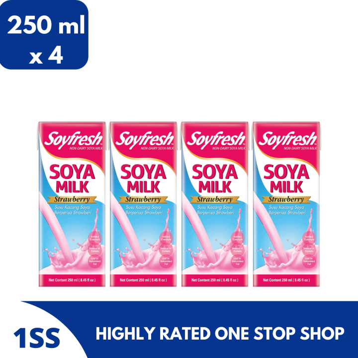 Soyfresh Soya Milk Strawberry, 250ml set of 4 | Lazada PH