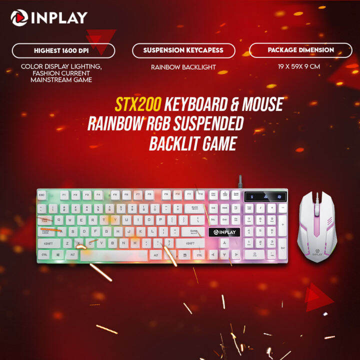 Inplay STX200 | White | White Keyboard and Mouse Bundle | Inplay by EJD ...