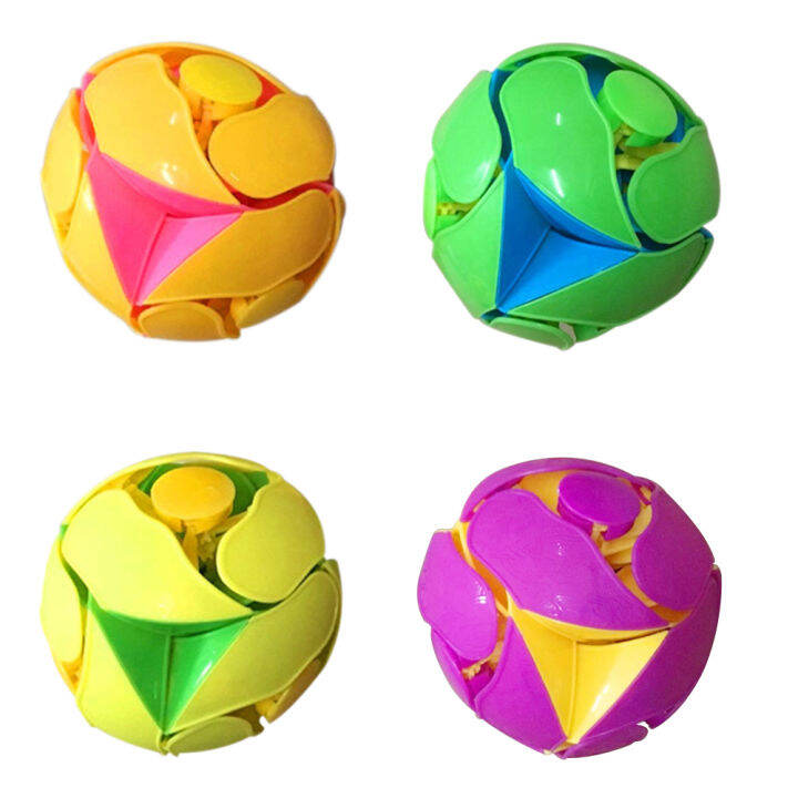 Hand Throw Color Flipping Ball Color Changing Ball Decompression Toy ...