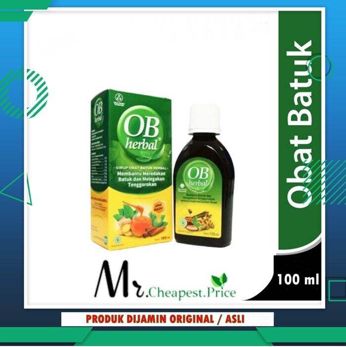 OB Herbal 100 ml Obat Batuk Herbal Terbaik | Lazada Indonesia
