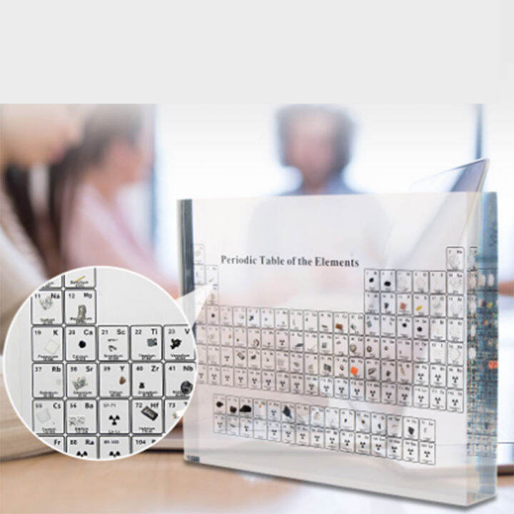 Elements Periodic Table Ornament, 85 Elements Inside Acrylic Periodic ...