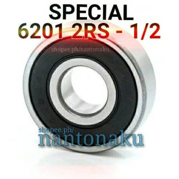 Hot Ball Bearing SPECIAL 6201 2RS DD 1/2" inch Inside Diameter Double ...