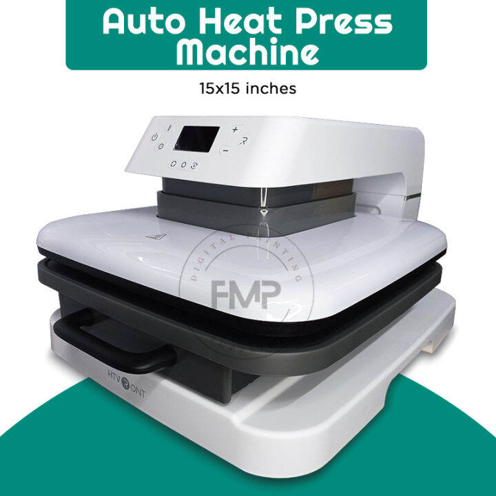 FMP Automatic Heat Press Machine 15x15 inches heat plate 220V | Lazada PH