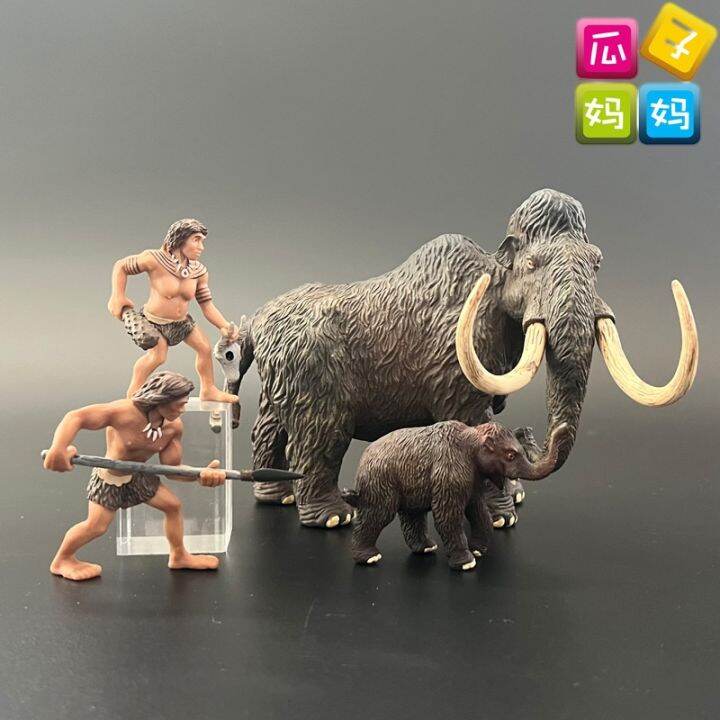 🦍 Genuine and exquisite model collecta I you he mammoth Neanderthal ...