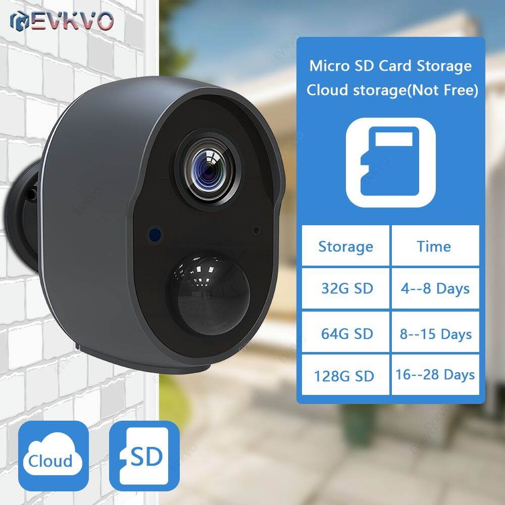 Tnnian 4MP Tuya Smart Life APP แบตเตอรี่กล้อง IP WiFi ไร้สาย PIR Motion ...