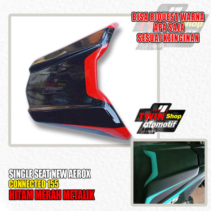 Single seat new aerox connected, single seat aerox sporty style, single ...