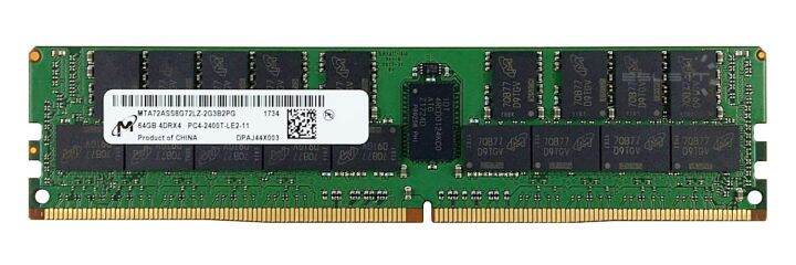 RAM 64GB 4DRX4 PC4-2400T DDR4 MEMORY RDIMM LRDIMM DELL HPE Lenovo ...