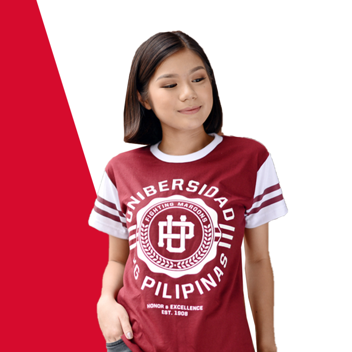 UPBEAT-Ladies'-University of the Philippines-UP Badge Shirt | Lazada PH