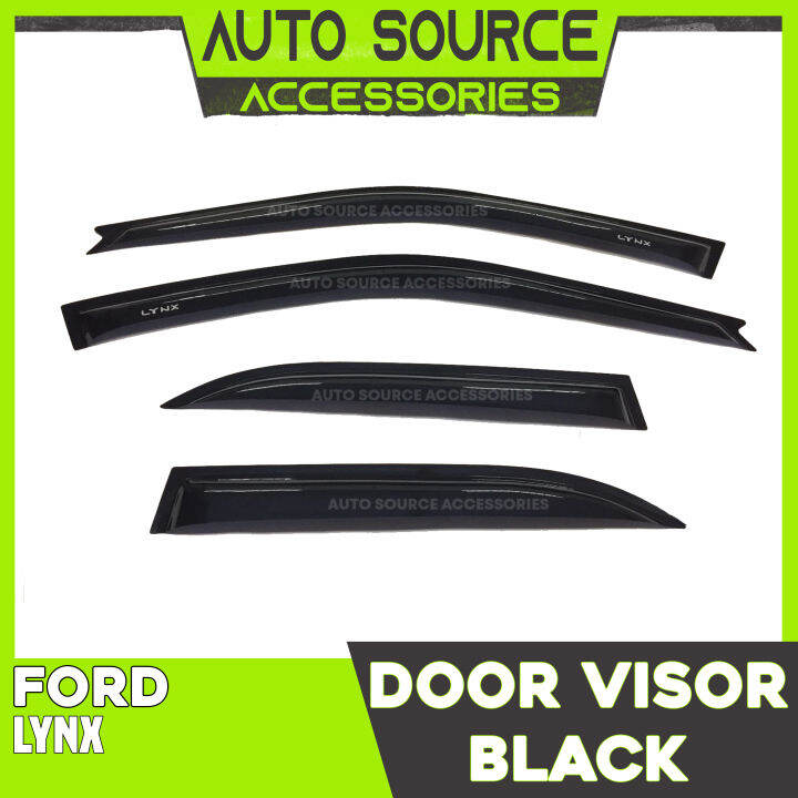 Ford LYNX Rain Gutter / Door Visor Black | Lazada PH