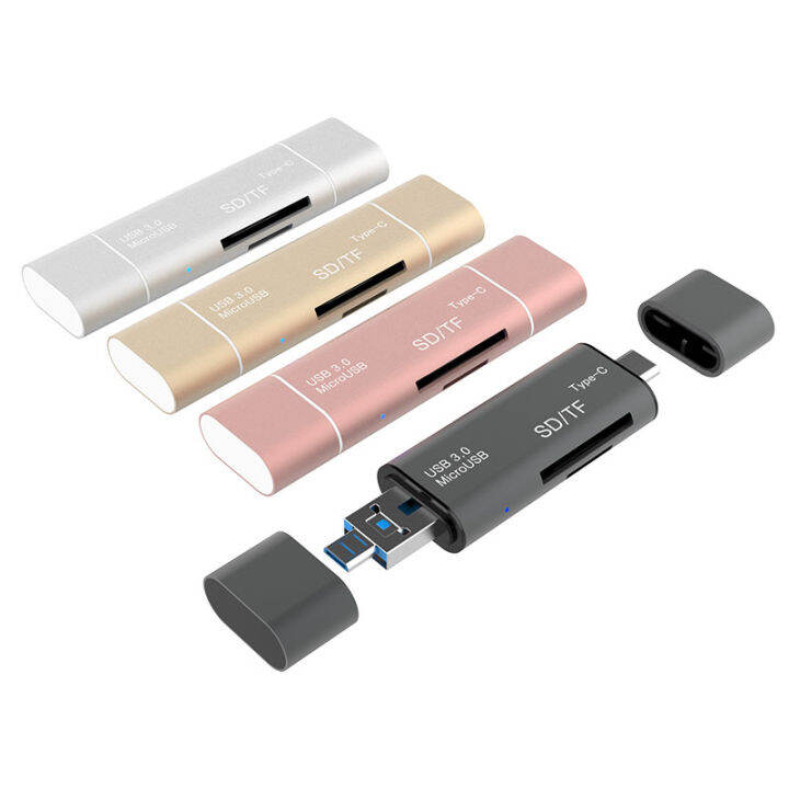 Semua Dalam 1 Usb 3.0 Pembaca Kad Otg Sd Tf Micro Sd Card Reader Jenis ...