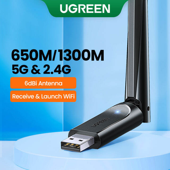 【new Arrival Ugreen Wifi Adapter 650mbps 5ghzand2 4ghz Dual Band Ac650
