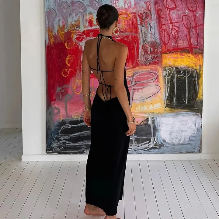 Backless Women Ladies Long Dress | Lazada PH