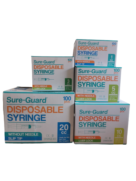 Disposable Syringe Sure Guard 100's | Lazada PH