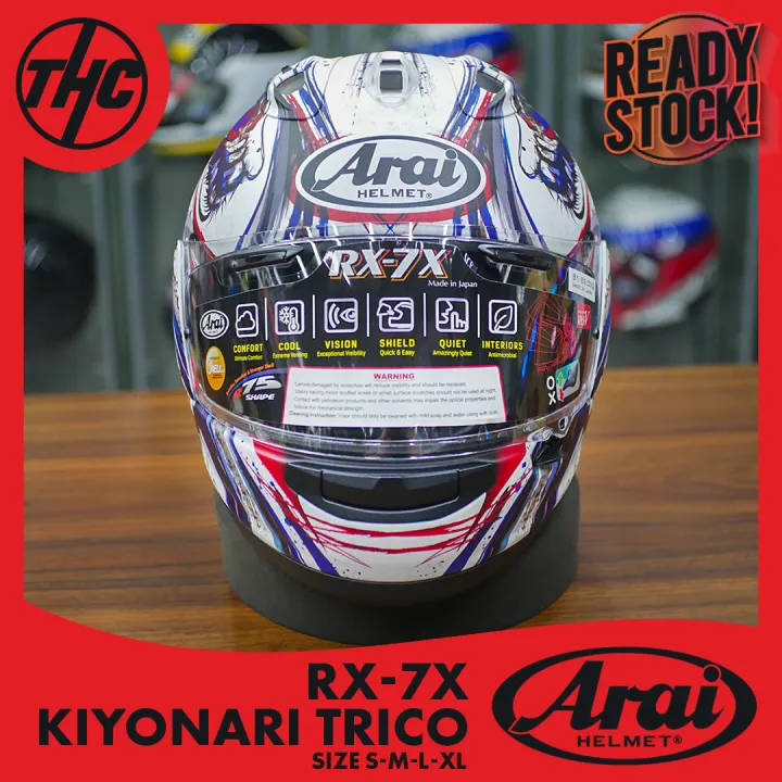 ARAI RX-7X RX7X KIYONARI TRICO | Lazada Indonesia