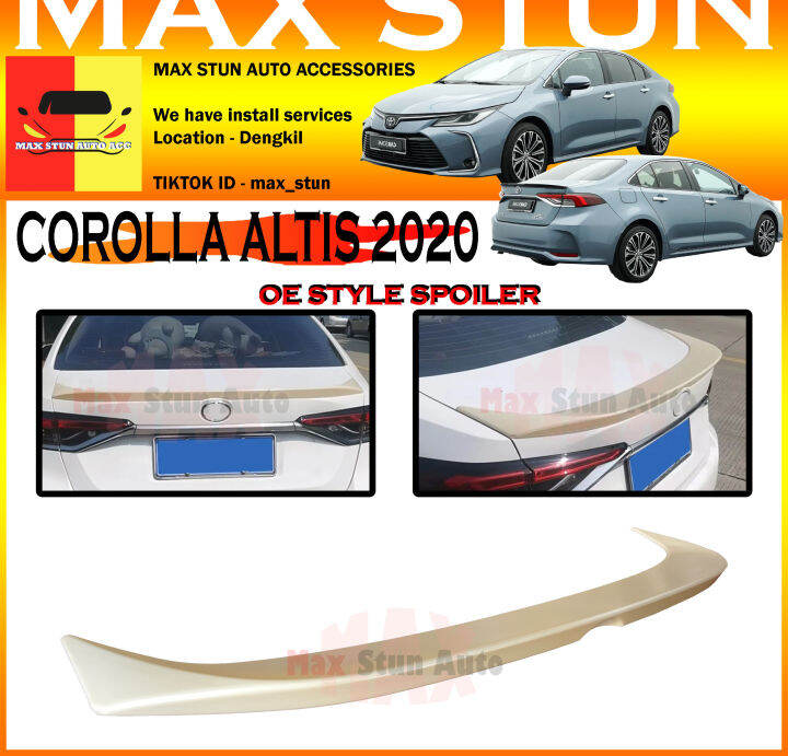 TOYOTA COROLLA ALTIS 2020 OE SPOILER DUCKTAIL ORIGINAL FACTORY STYLE ...