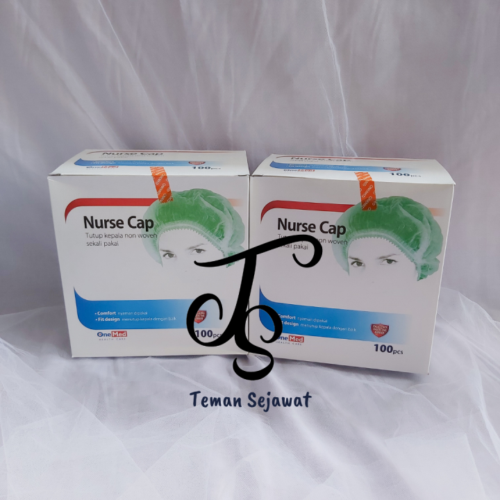 Nurse Cap Onemed Penutup Kepala 100 Pcs - Putih | Lazada Indonesia