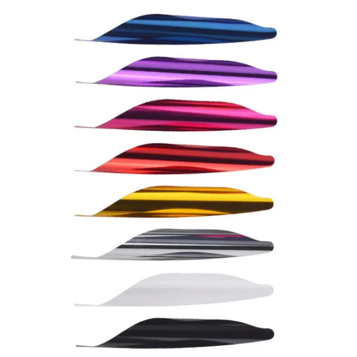 Spin Wing Vanes Helical Vane 50pcs 2.3 inch New Recurve Bow Competitive ...