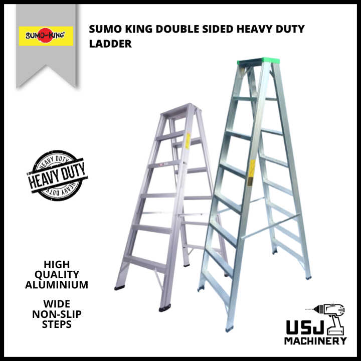 SUMO KING Double Sided Heavy Duty Ladder | Lazada