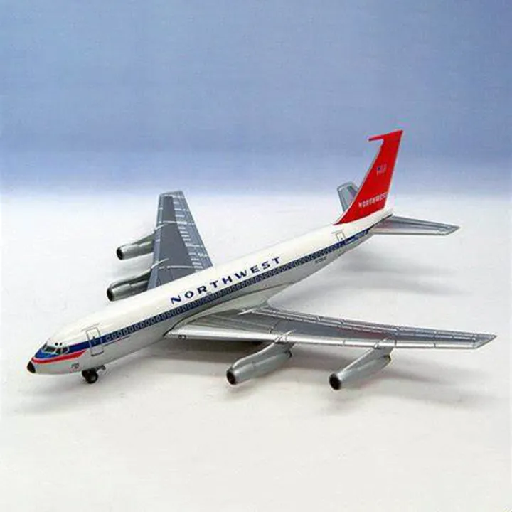 D Iecast 1:400ขนาด B720B รุ่นตะวันตกเฉียงเหนือสายการบิน L Anding Gears ...