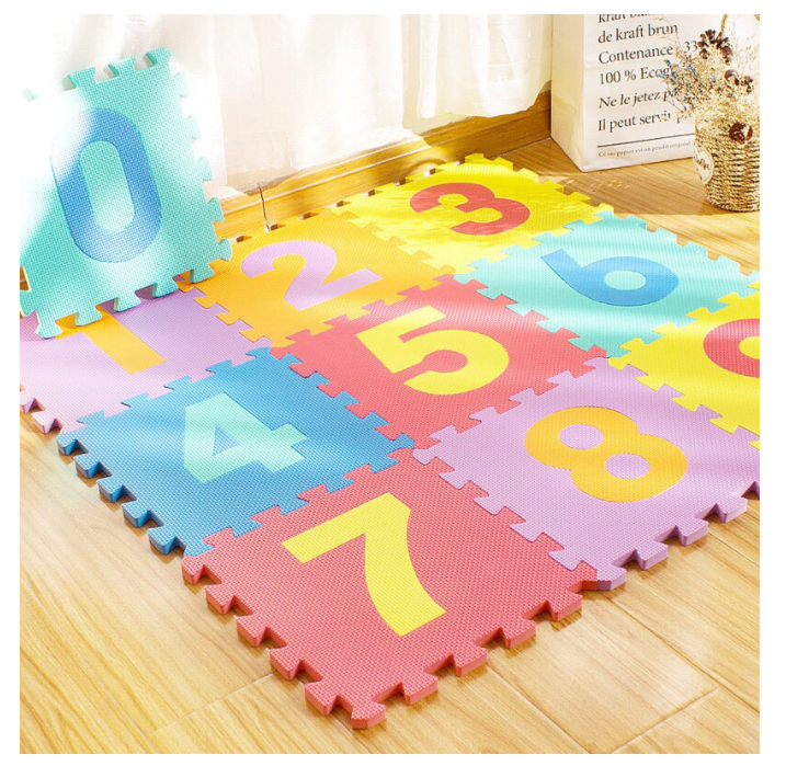 Puzzle Mat Numbers Design 10pcs. 30x30cm | Lazada PH