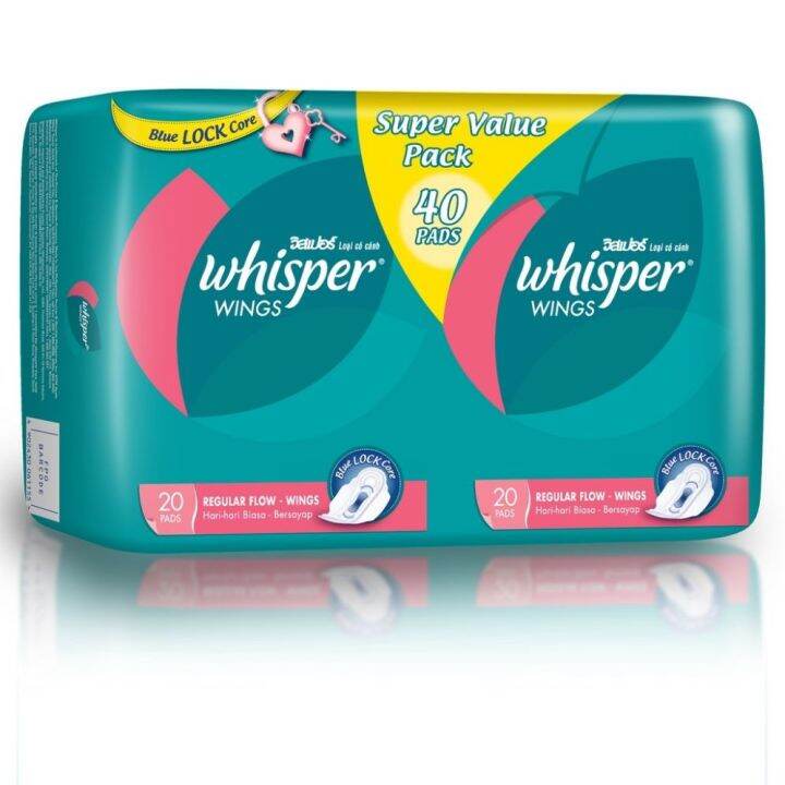 Whisper Wings - Regular Flow Wings (23cm x 40s) | Lazada