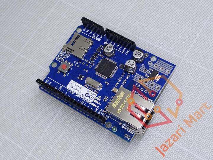 Ethernet Shield W5100 R3 for Arduino Support PoE | Lazada Indonesia