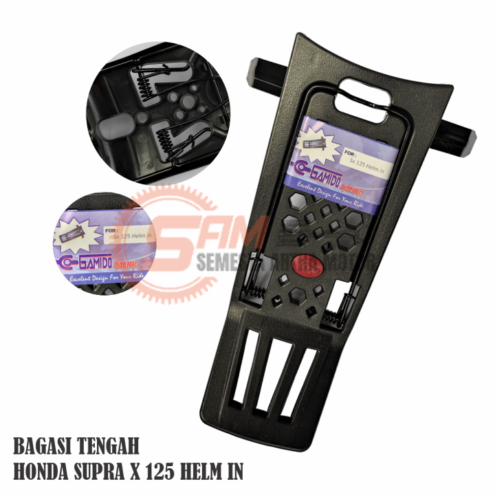 Bagasi Tengah Honda Supra X 125 Helm In Rak Jepitan Barang Besi Jepit ...