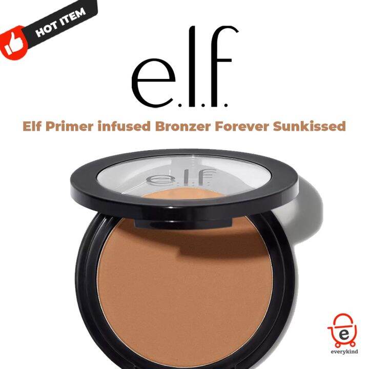Elf Primer Infused Bronzer Forever Sunkissed - Longwear Matte ...