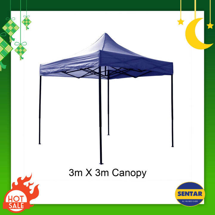 [100% Heavy Quality] 3mX3m Canopy for Outdoor, Night Market Hawker, Street Exhibition, Sports ...