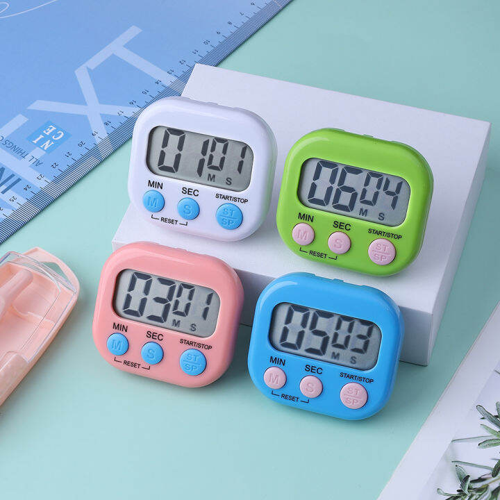 Digital Kitchen Timer Clock Magnetic Countdown Multipurpose School ... Digital Kitchen Timer Clock Magnetic Countdown Multipurpose School ...