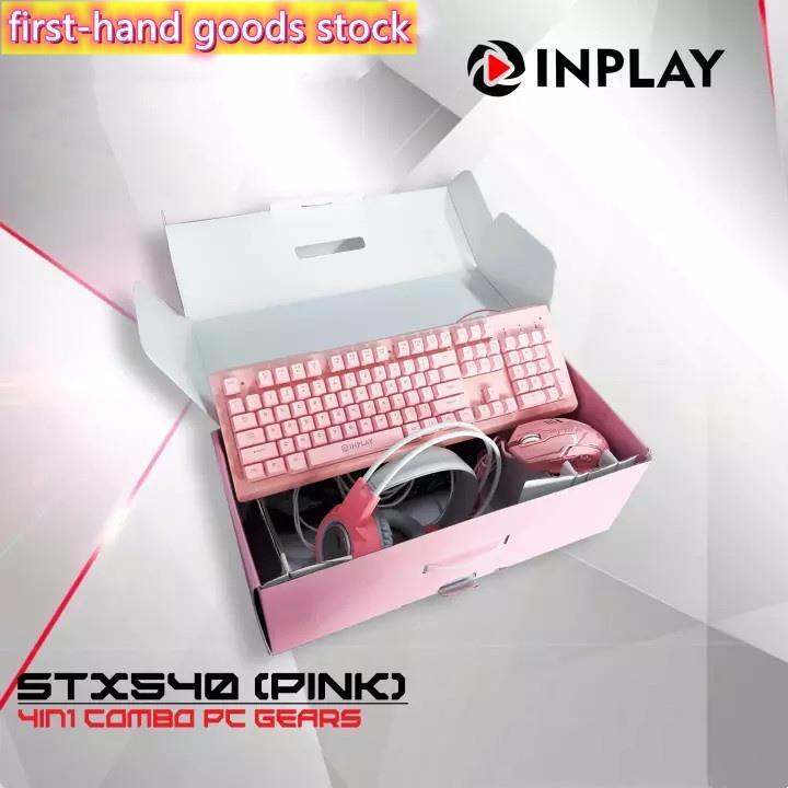 Inplay STX540 4in1 RGB Combo Gaming Keyboard Mouse Headset set ...