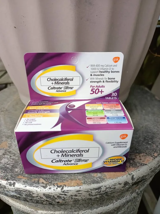 Caltrate Silver Advance for 50 y/0 and above ( sold per 30 tablets ...