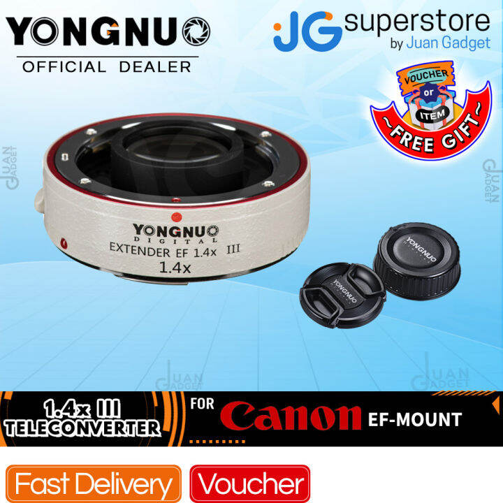 Yongnuo YN1.4X III Extender EF 1.4X Teleconverter for canon autofocus | JG Superstore | Lazada PH