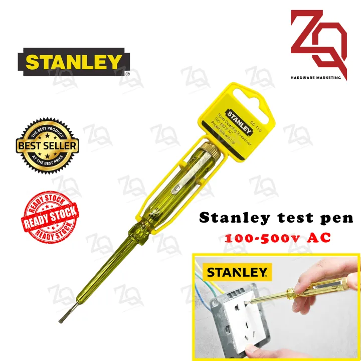 STANLEY Spark Detecting Screwdriver Test Pen 66-119 | Lazada