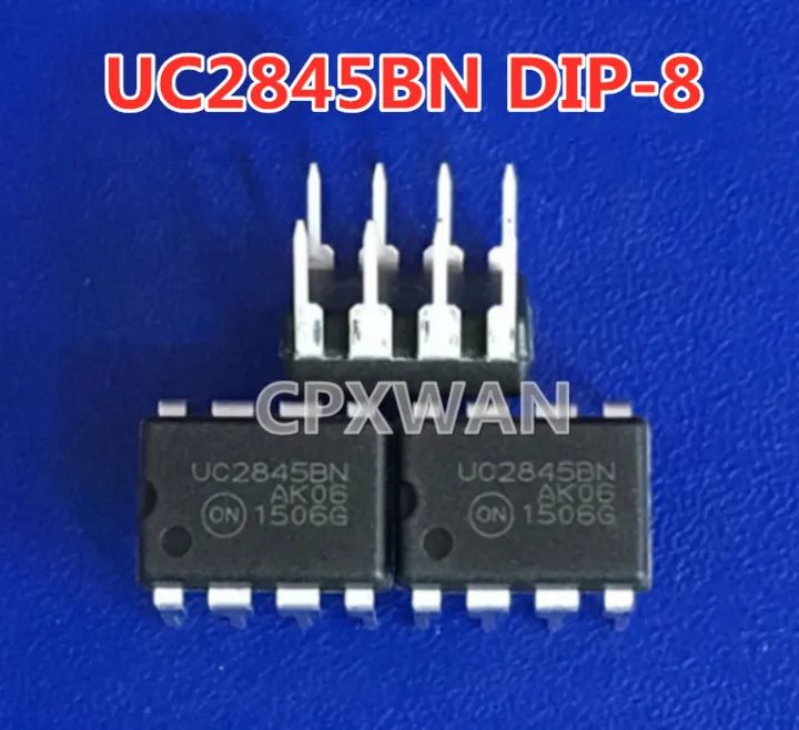 10ชิ้น UC2845BN DIP-8 UC2845 UC2845B DIP8 PWM ชิปจัดการพลังงาน IC ใหม่ ...