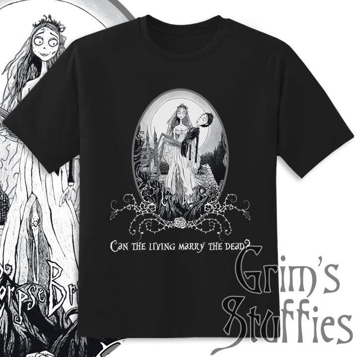 Corpse Bride Shirt + Tim Burton, Emily, Victor | Lazada PH