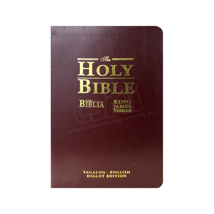 Ang Biblia/Holy Bible KJV Diglot (Maroon with Thumb Index) | Lazada PH