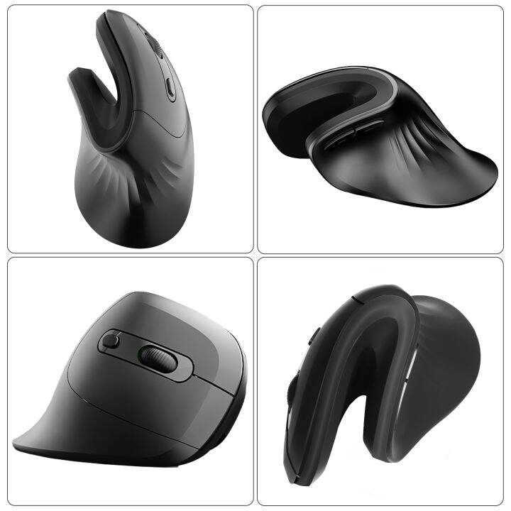 New Ergonomic Vertical Mouse Silent Rechargeable 2.4GHz Wireless or ...