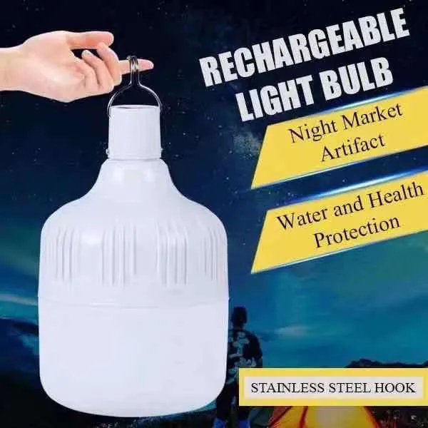 High quality Outdoor Smart Emergency LED Light 15W Rechargeable Bulb ...