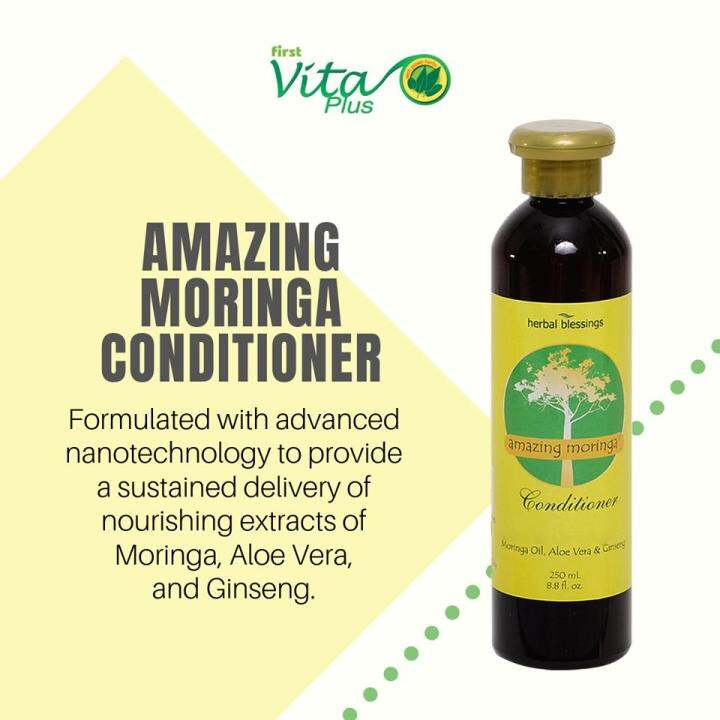 Moringa Conditioner - Malunggay, Aloe Vera, Ginseng Deep Moisturizing ...