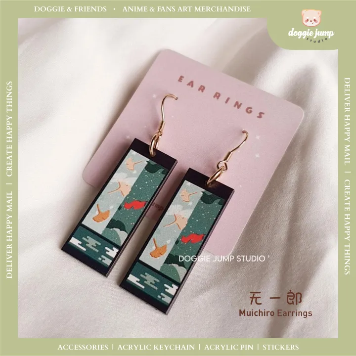 Kimetsu no Yaiba earrings - Muichiro (Self-made) | Lazada