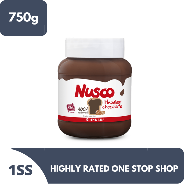 Nusco 100% Natural Hazel Nut Chocolate Spread 750g | Lazada PH