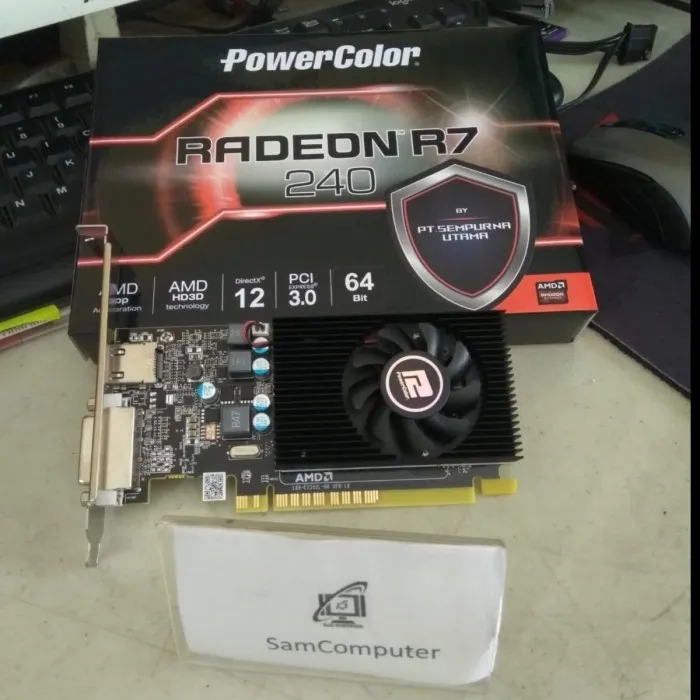 PowerColor AMD Radeon R7 240 DDR5 2GB 64 BIT Gaming | Lazada Indonesia